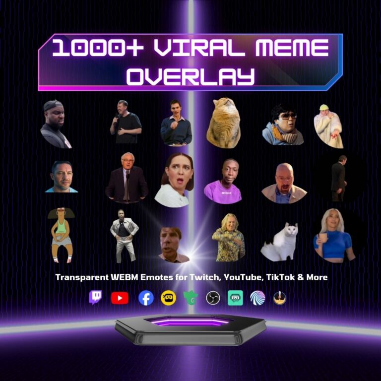 1000+ Viral Meme Overlays: Transparent WEBM Emotes for Twitch, YouTube ...