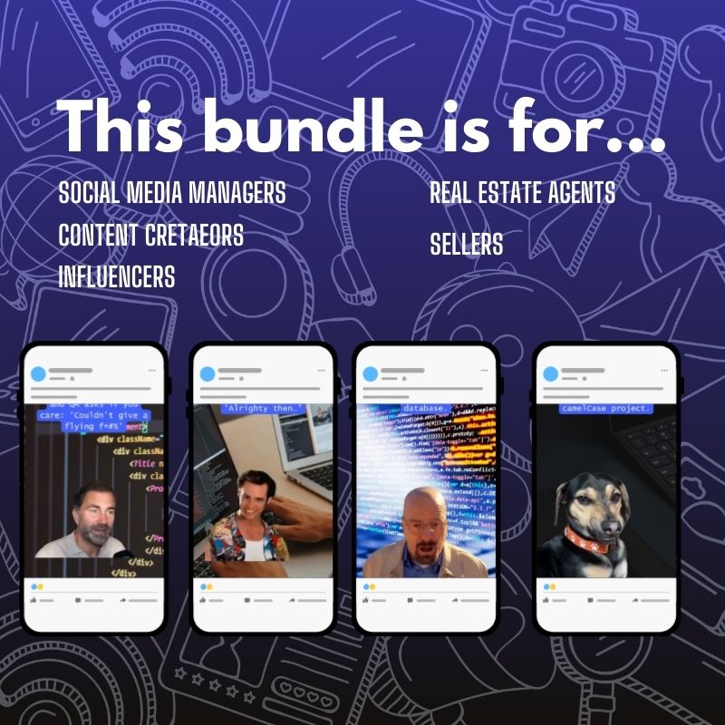 Tech Coding Meme Templates for Canva | Funny Developer Social Media ...